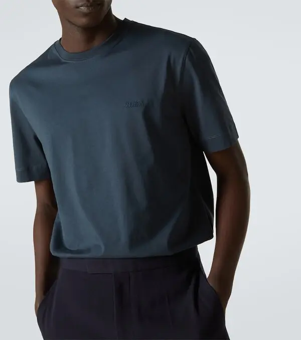 Zegna Logo Cotton T-shirt