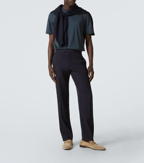 Zegna Logo Cotton T-shirt
