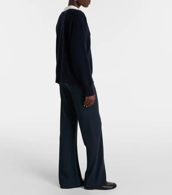 Vince Wool And Cashmere-blend Polo Sweater