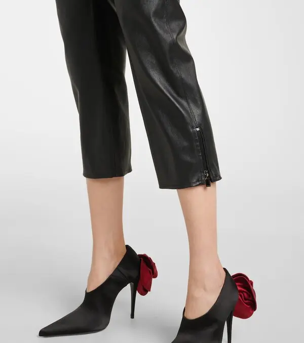 Magda Butrym Low-rise Leather Capris