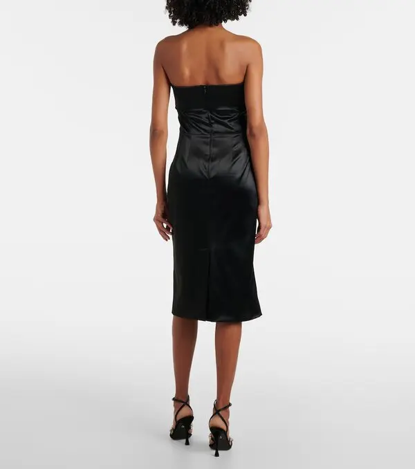 Dolce & Gabbana Satin Bustier Dress