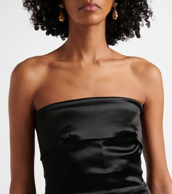 Dolce & Gabbana Satin Bustier Dress