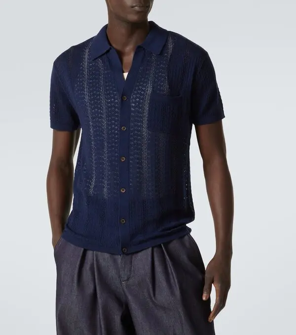 King & Tuckfield Knitted Wool Shirt