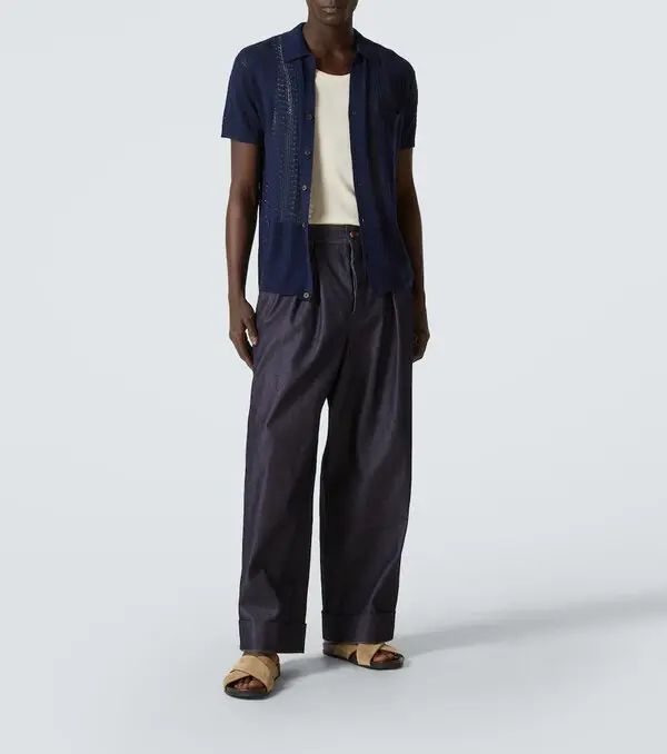 King & Tuckfield Knitted Wool Shirt