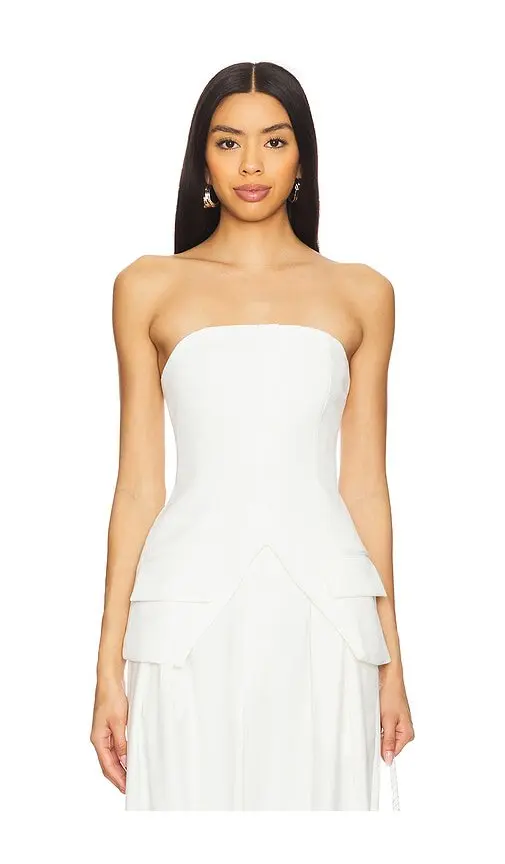 NONCHALANT LABEL Petra Strapless Top