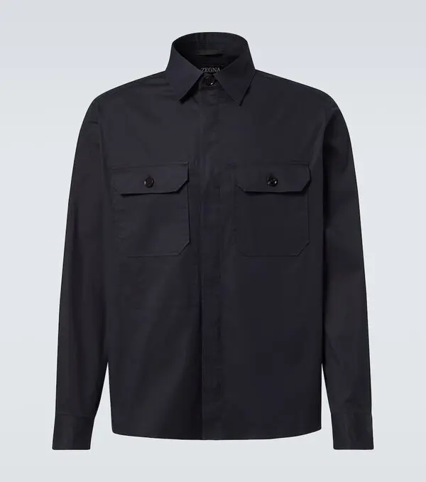 Zegna Cotton-blend Shirt