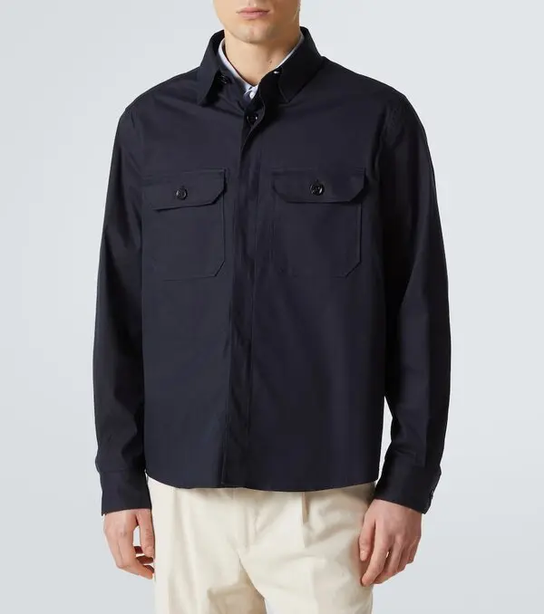 Zegna Cotton-blend Shirt