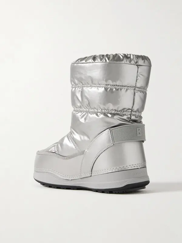 Bogner La Plagne 19 Metallic Shell And Leather Snow Boots