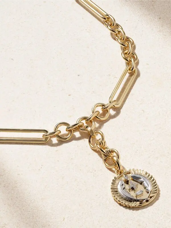 FOUNDRAE Vivacity 18-karat Diamond Necklace - Gold