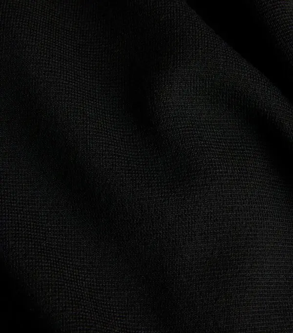 Sandro Wool Zip-up Cardigan - Black
