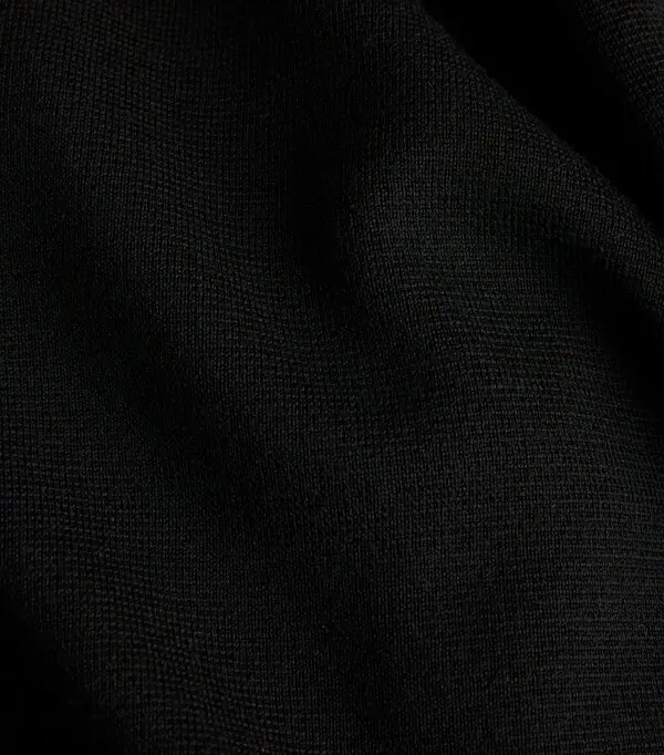 Sandro Wool Zip-up Cardigan - Black