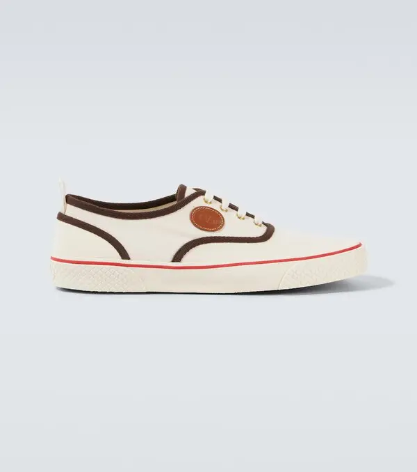 Valentino Garavani Lace-up Canvas Sneakers