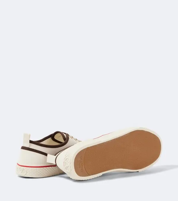Valentino Garavani Lace-up Canvas Sneakers