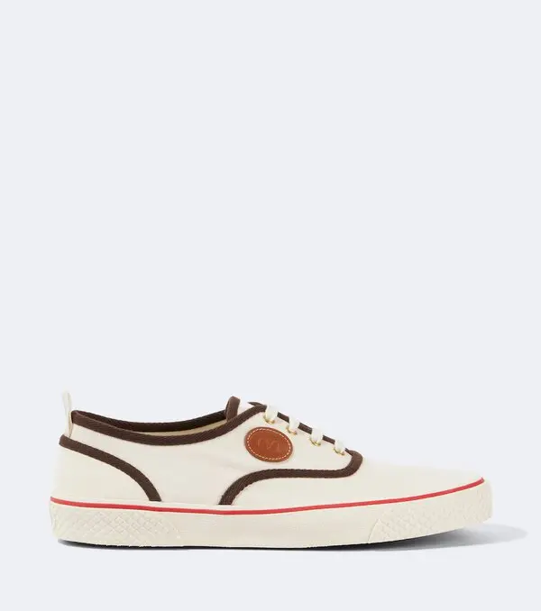 Valentino Garavani Lace-up Canvas Sneakers