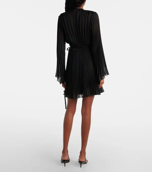 Versace Safety Pin Pleated Beach Cover-up