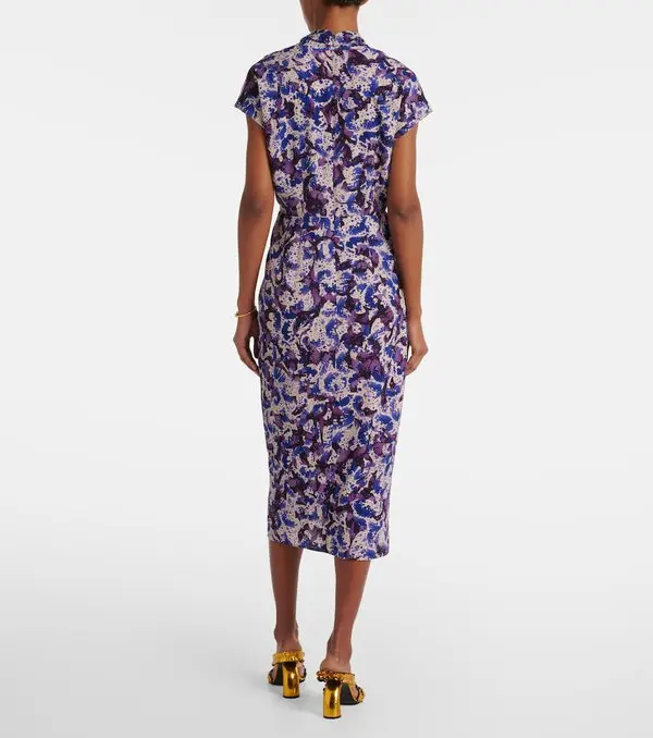 Dries Van Noten Printed Midi Dress
