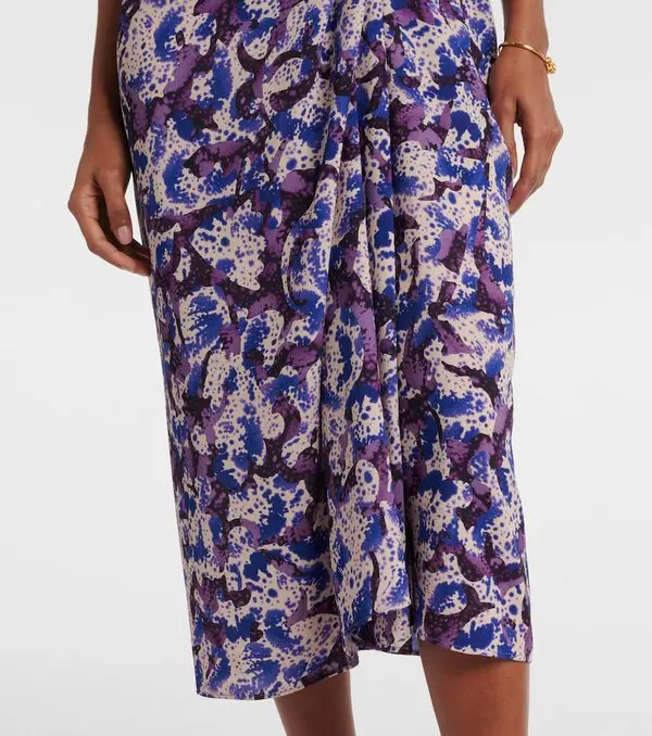 Dries Van Noten Printed Midi Dress