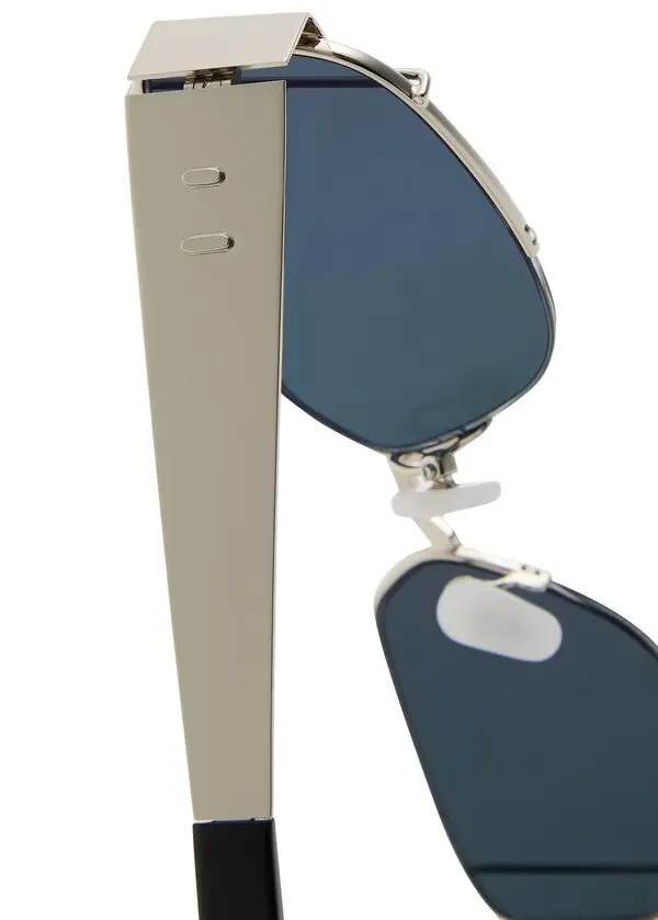 FOR ART'S SAKE Talia Rectangle-frame Sunglasses