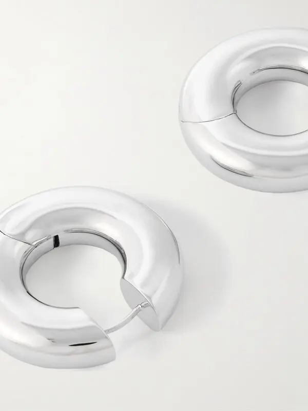 LAURA LOMBARDI Plated Hoop Earrings