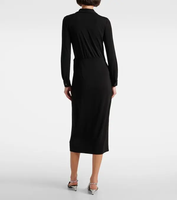 Velvet By Graham & Spencer Melat Wrap Dress - Black