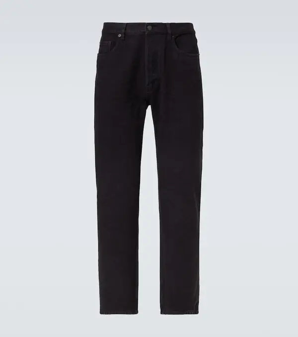 Saint Laurent Straight Leg Jeans - Black