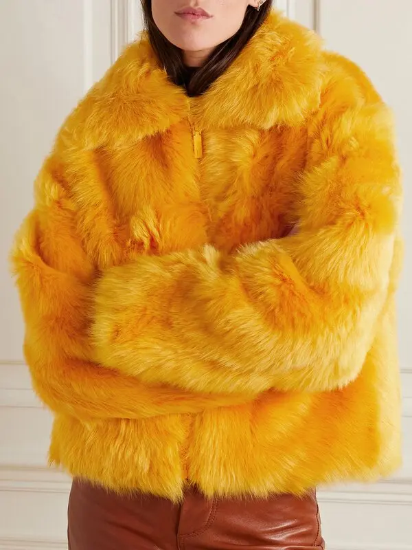 Lafayette 148 New York Reversible Shearling Jacket