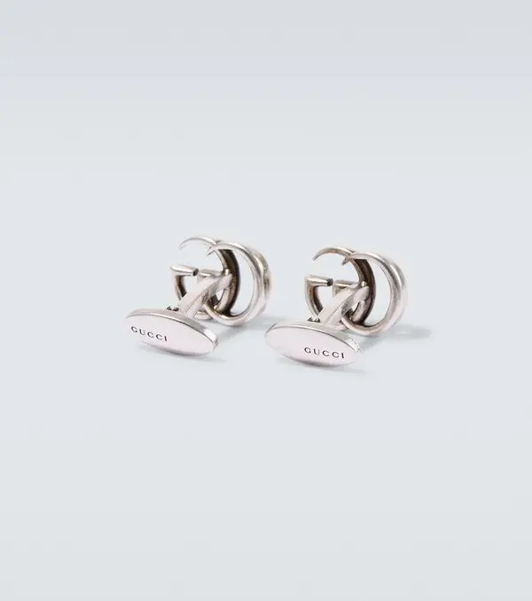Gucci Gg Sterling Cufflinks
