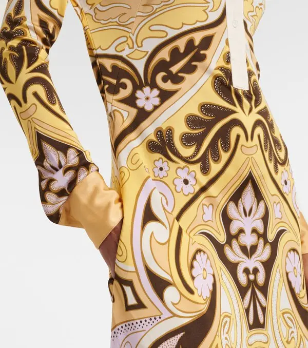 La DoubleJ Perry Printed Midi Shirt Dress