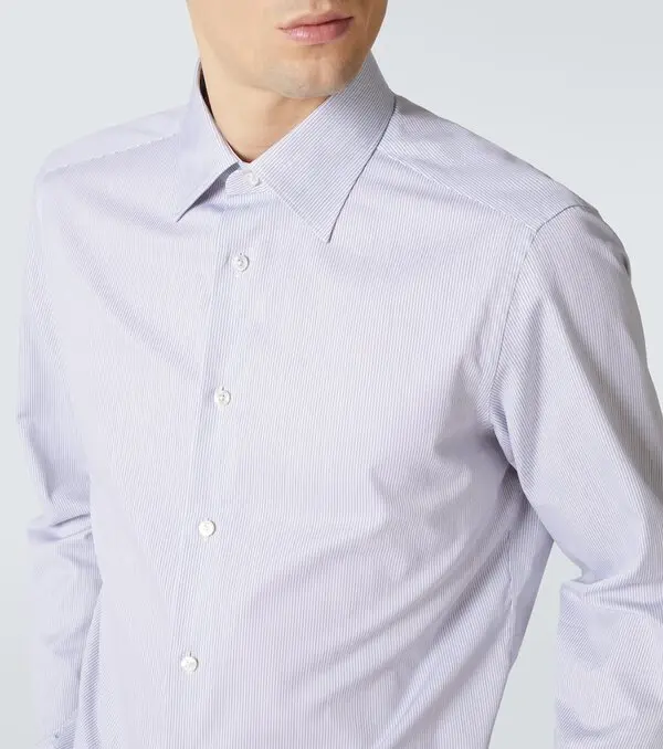 Zegna Striped Cotton Shirt
