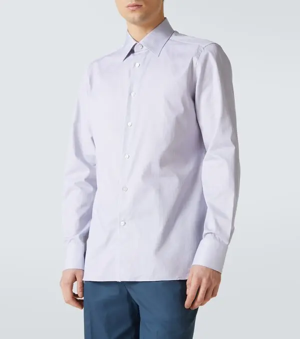 Zegna Striped Cotton Shirt