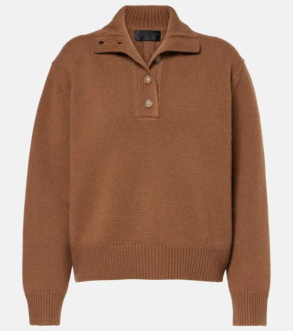 NILI LOTAN Renata Cashmere Sweater - Brown