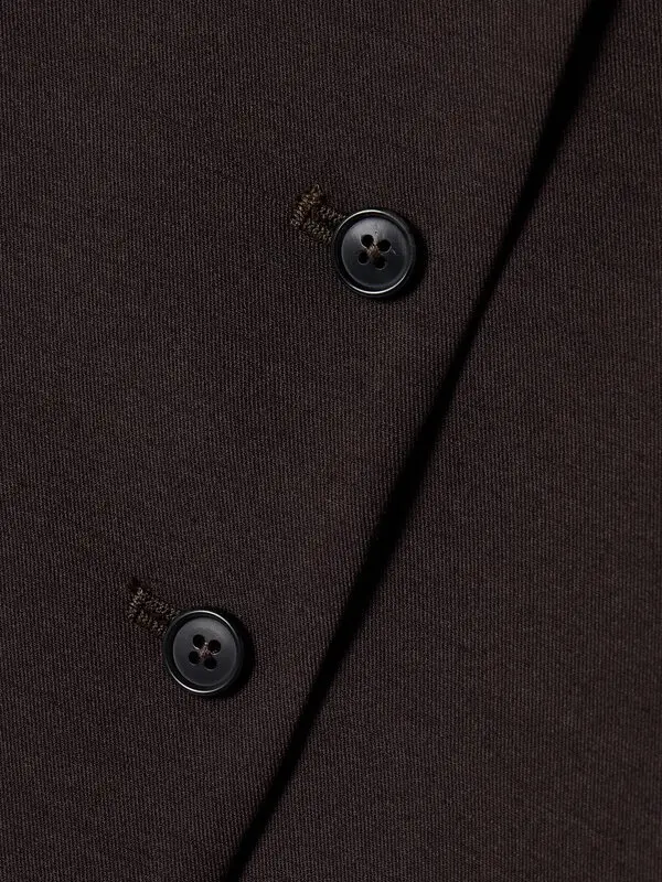 KALLMEYER Wool And Silk-blend Twill Vest