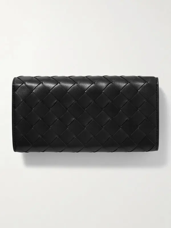 Bottega Veneta Intrecciato Woven Leather Wallet