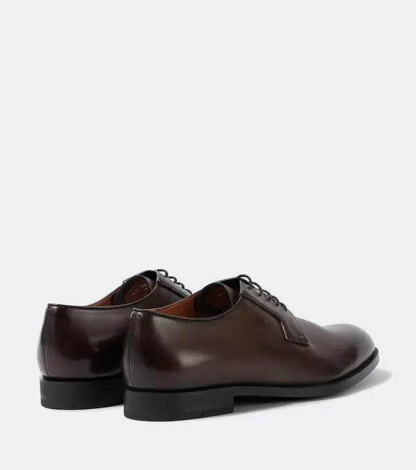Zegna Leather Derby Shoes