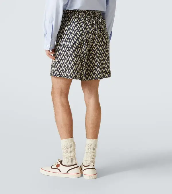 Valentino Garavani Linen Bermuda Shorts