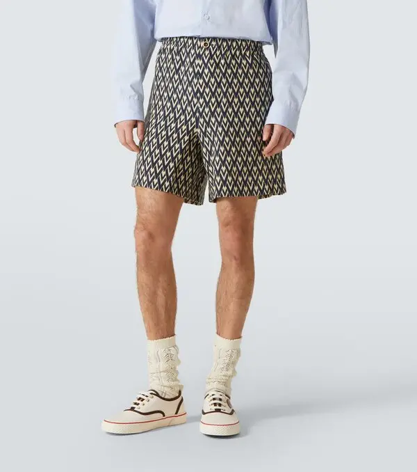 Valentino Garavani Linen Bermuda Shorts