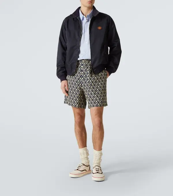 Valentino Garavani Linen Bermuda Shorts