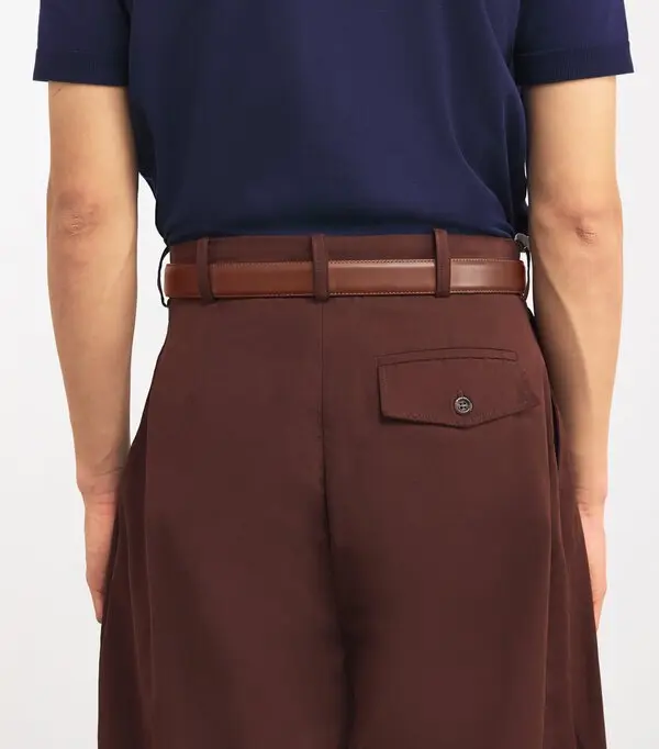 Polo Ralph Lauren Logo Leather Belt