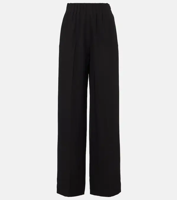 FFORME Maud High-rise Silk Cady Wide-leg Trousers
