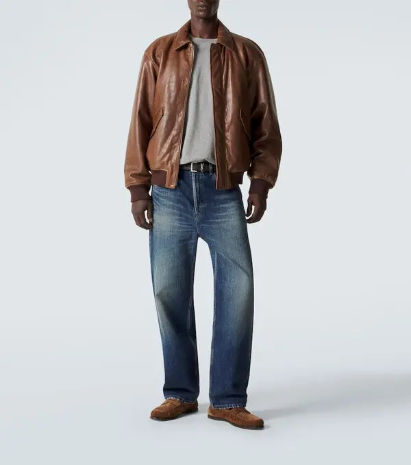 Saint Laurent High-rise Straight Jeans