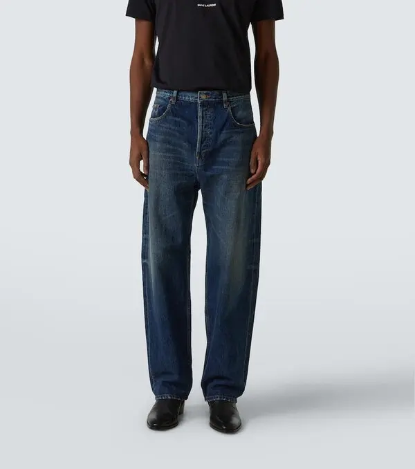 Saint Laurent High-rise Straight Jeans