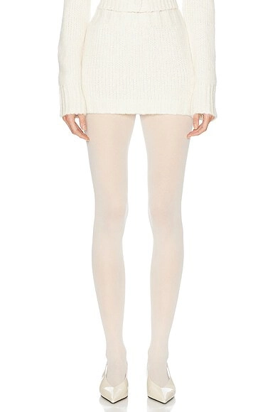 HELSA Annabelle Knit Skirt - Ivory