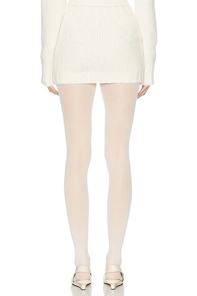HELSA Annabelle Knit Skirt - Ivory