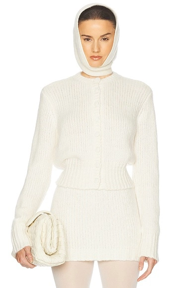 HELSA Annabelle Cardigan - Ivory