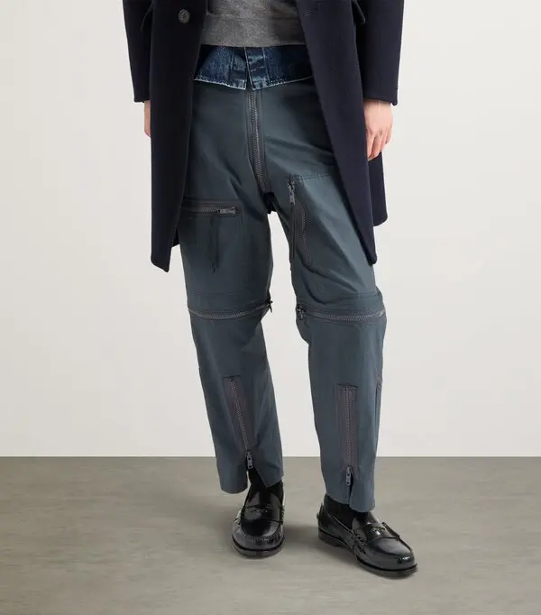 Prada Zip-trim Utility Trousers