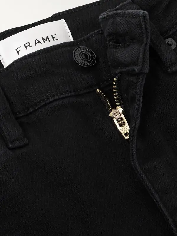 FRAME Mid-rise Skinny Kick Flare Jeans
