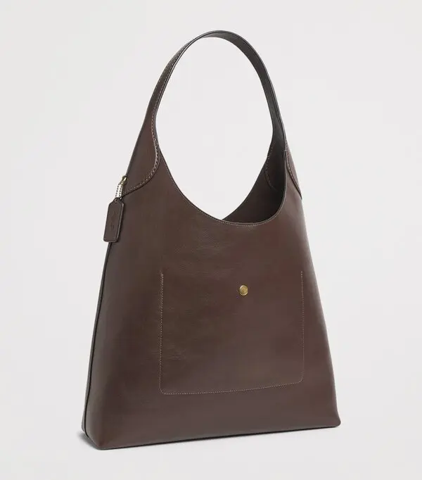 COACH Leather Brooklyn 39 Shoulder Bag - Brown