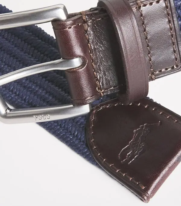Polo Ralph Lauren Canvas Braided Belt - Blue
