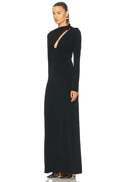 Rachel Gilbert Tanner Long Sleeve Gown