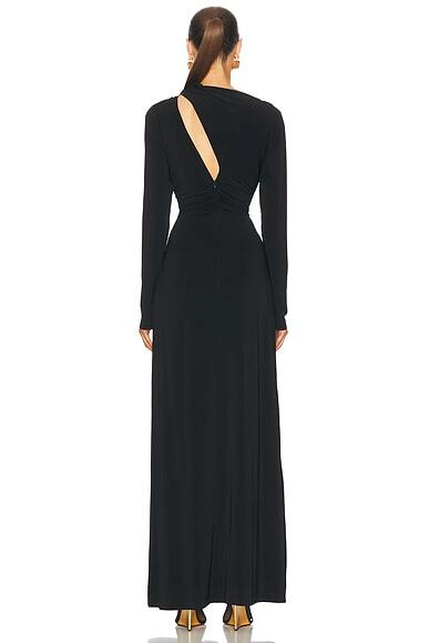Rachel Gilbert Tanner Long Sleeve Gown